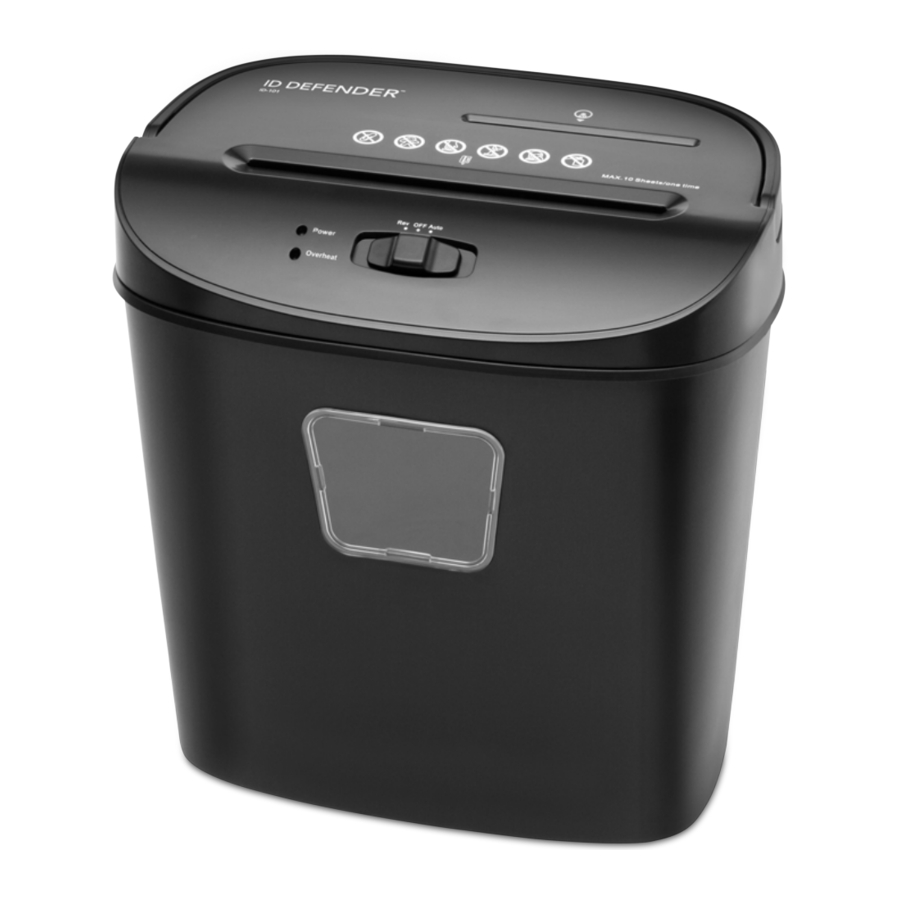 Homedics ID DEFENDER ID-101 Manual | ManualsLib