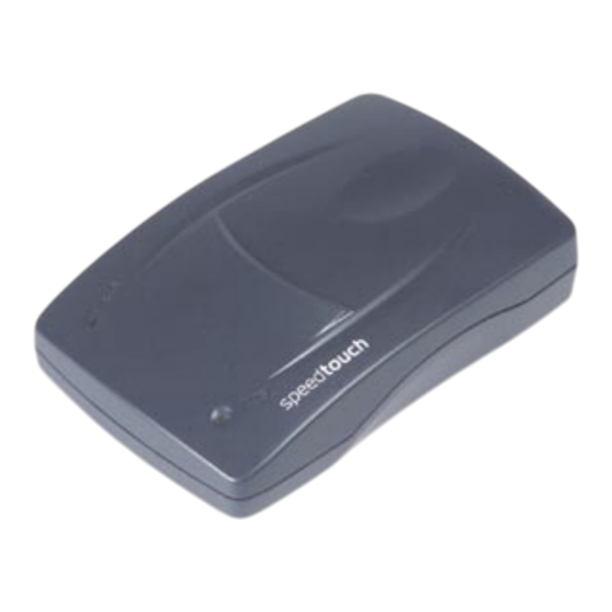 THOMSON SPEEDTOUCH 330 DATASHEET Pdf Download | ManualsLib