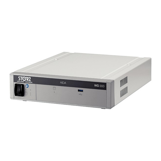 STORZ AIDA WD300 INSTRUCTIONS FOR USE MANUAL Pdf Download | ManualsLib