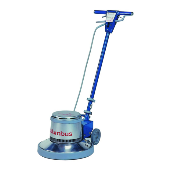 JANSER 135SH FLOOR MACHINE USER INSTRUCTIONS | ManualsLib