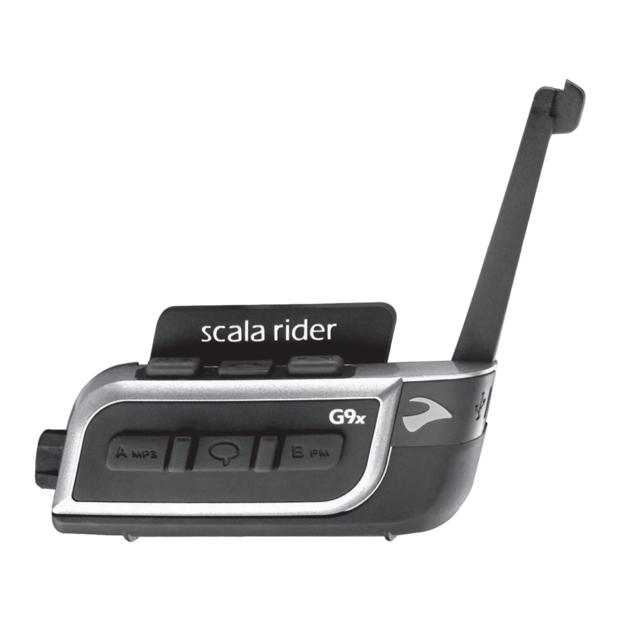 Cardo Scala rider G9x / G9x PowerSet Manual | ManualsLib