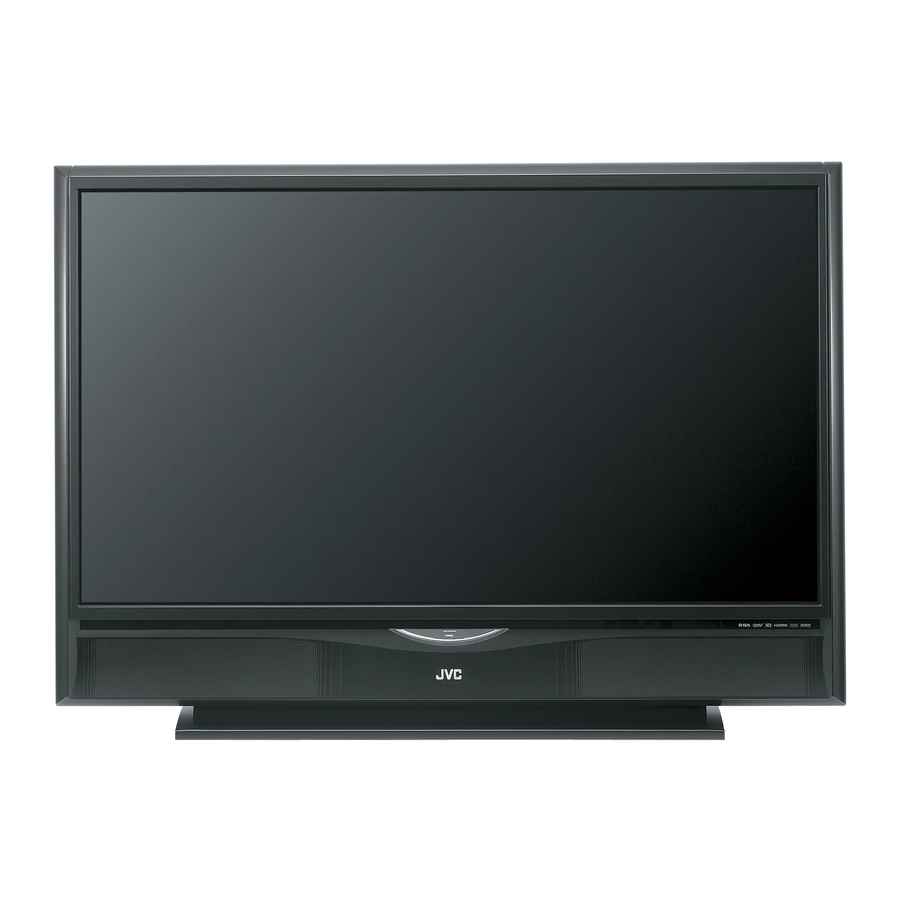 JVC HD 56G786 - 56" REAR PROJECTION TV USER MANUAL Pdf Download ...