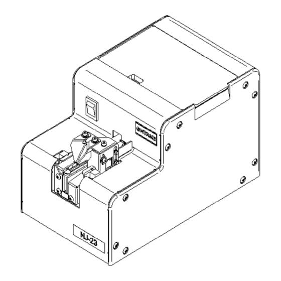 OHTAKE NJ Series Automatic Screw Feeder Operating Manual | ManualsLib
