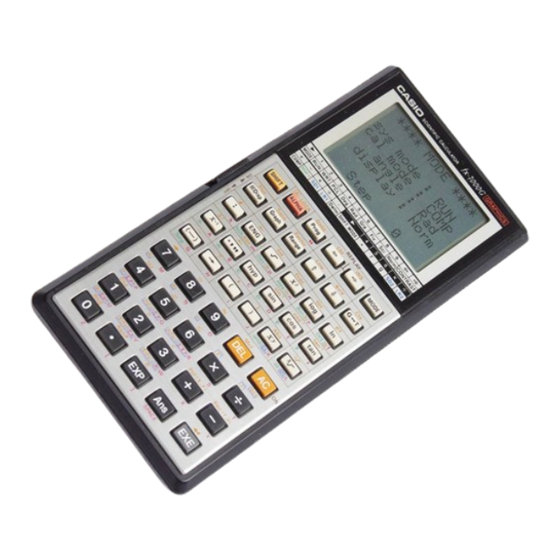 CASIO FX-7000G OWNER'S MANUAL Pdf Download | ManualsLib