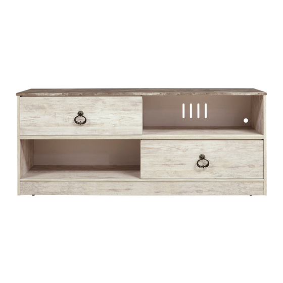 ASHLEY SIGNATURE DESIGN TRINELL 175681 ASSEMBLY INSTRUCTIONS AND ...