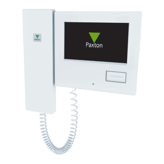 PAXTON ENTRY APN-1145-AE SETTING INSTRUCTIONS MANUAL Pdf Download ...