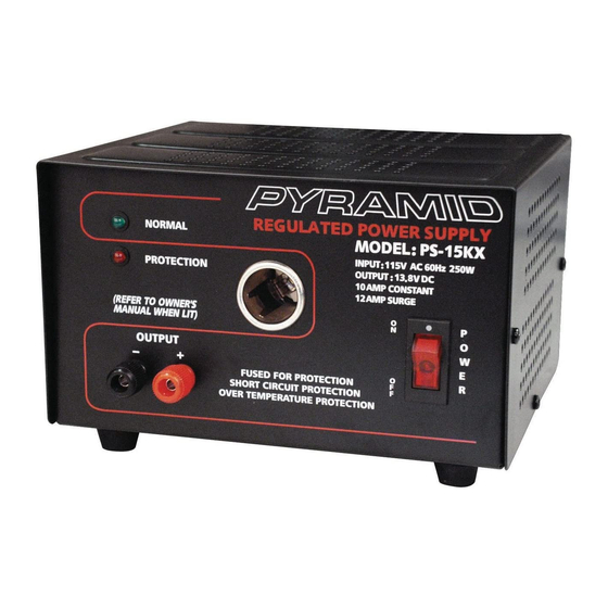 PYRAMID PS15KX INSTALLATION INSTRUCTIONS Pdf Download | ManualsLib