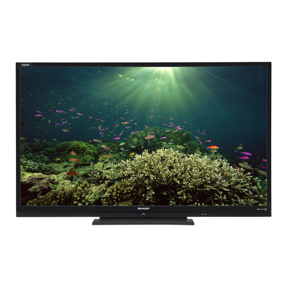 SHARP AQUOS LC-60LE6300U FEATURES & SPECIFICATIONS Pdf Download ...