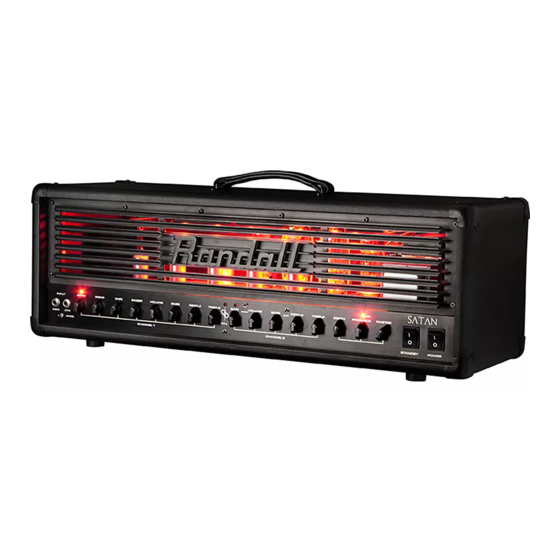 RANDALL SATAN OPERATION MANUAL Pdf Download | ManualsLib