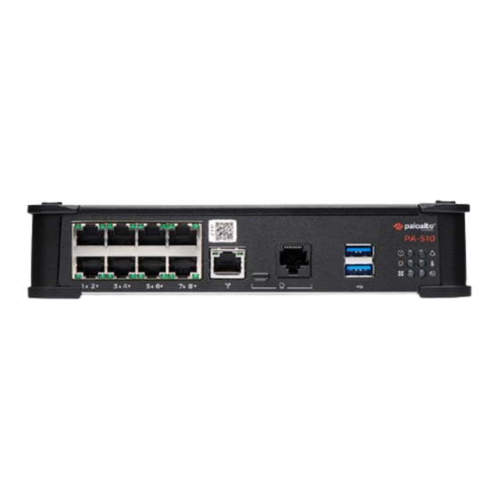 PALOALTO NETWORKS PA-500 SERIES HARDWARE REFERENCE MANUAL Pdf Download ...