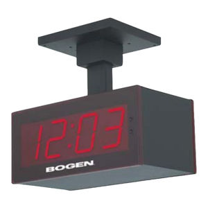 BOGEN BCAL CLOCK BROCHURE & SPECS | ManualsLib