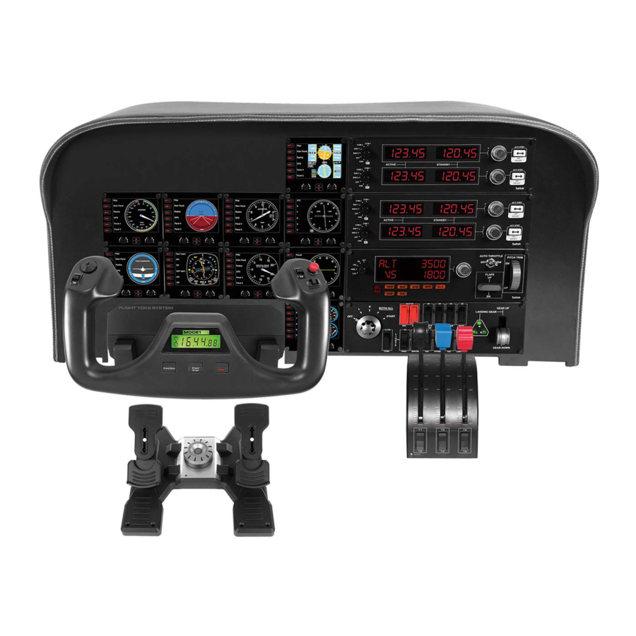 Logitech G FLIGHT YOKE SYSTEM Manual | ManualsLib