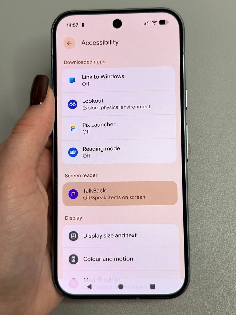 Google Pixel 10 Pro - Step-by-Step: Enable or Disable Talkback | ManualsLib