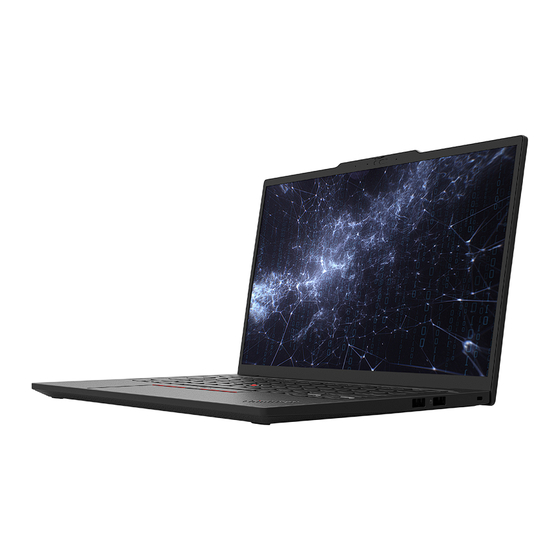 LENOVO THINKPAD T14S GEN 6 SNAPDRAGON QUICK START MANUAL Pdf Download ...