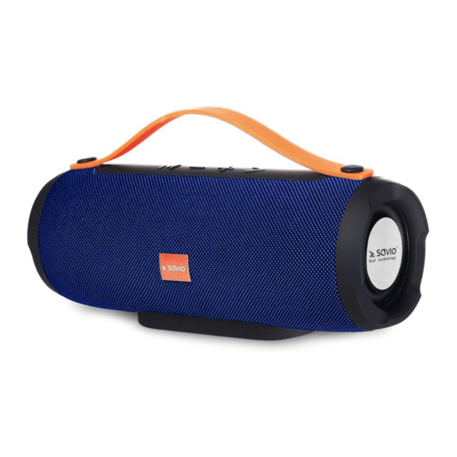 Savio BS-021, BS-022, BS-023 - Stereo Bluetooth Speaker Manual | ManualsLib