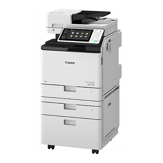 CANON IMAGERUNNER ADVANCE C356IF FAQ MANUAL Pdf Download | ManualsLib