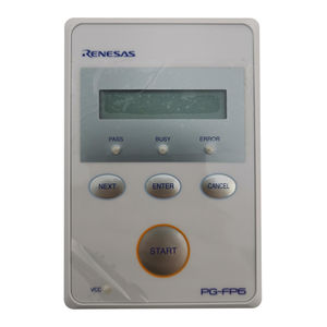 RENESAS PG-FP6 V1.06 USER MANUAL Pdf Download | ManualsLib