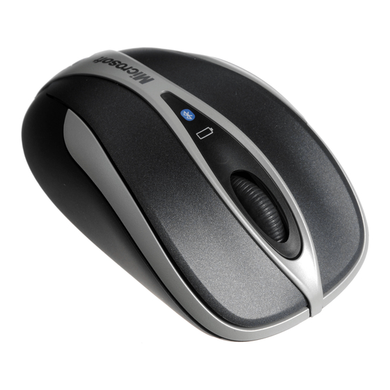 Microsoft 5000 Bluetooth Notebook Mouse Manual | ManualsLib