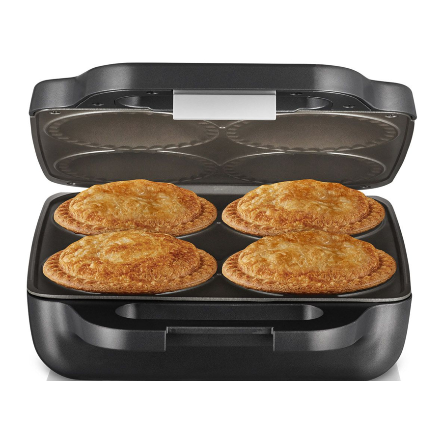 Sunbeam Pie Magic PM4800 - Deep Fill Pie Maker Manual | ManualsLib