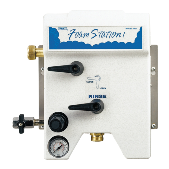 DEMA 693T FOAM STATION II INSTALLATION INSTRUCTION Pdf Download ...