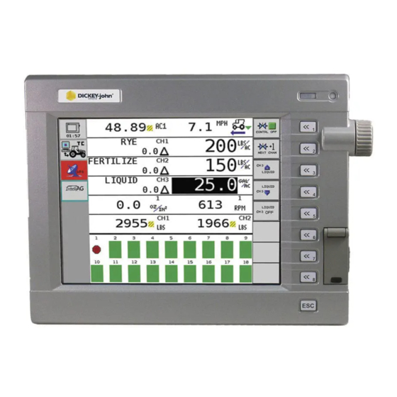 User Manuals Dickey John Intelliag Control System